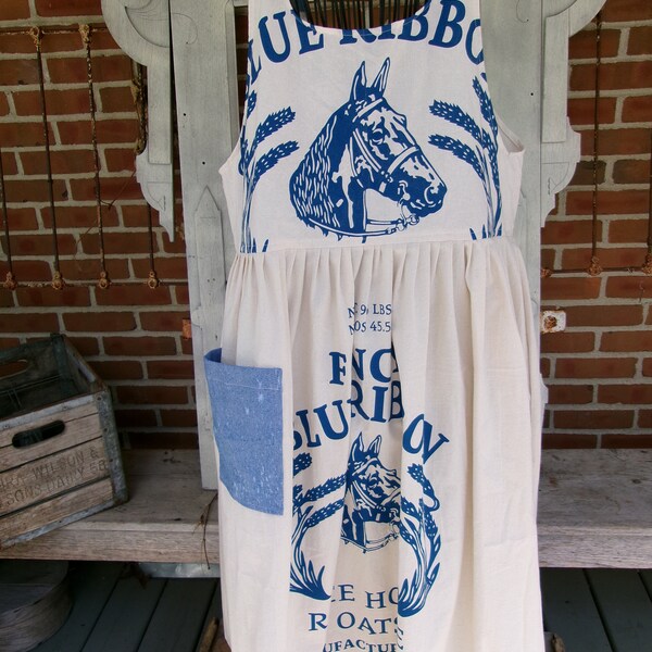 Feed Sack Dress - Etsy