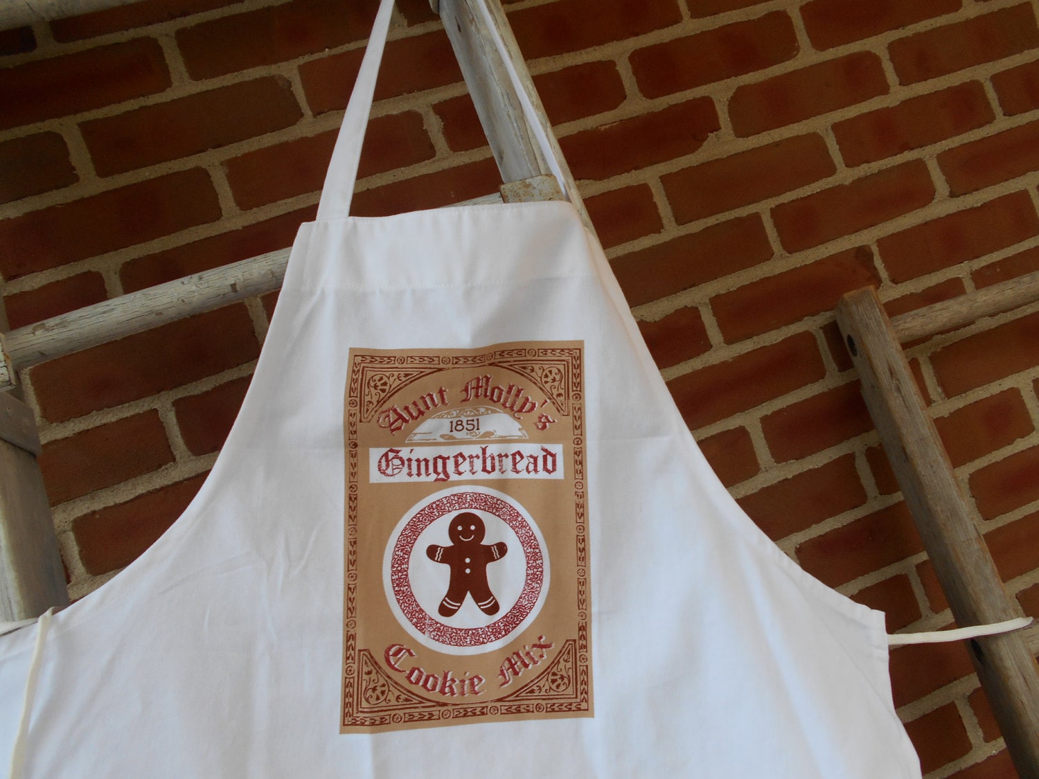 Ginger Bread Man Apron Christmas Apron Chef Apron Cook - Etsy