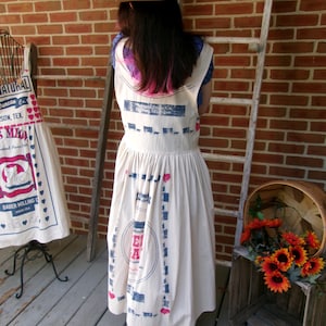 Flour Sack Clothing, SIZE LARGE, Feed Sack Jumper, Country Jumper ...