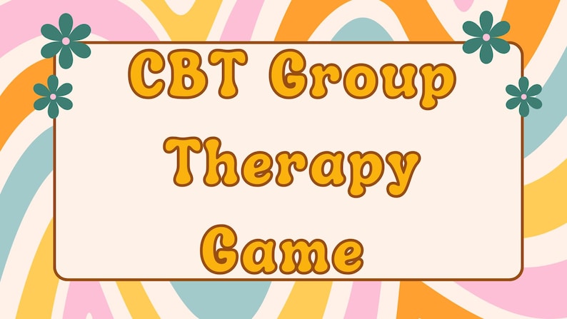 CBT Game for Group Therapy - Etsy