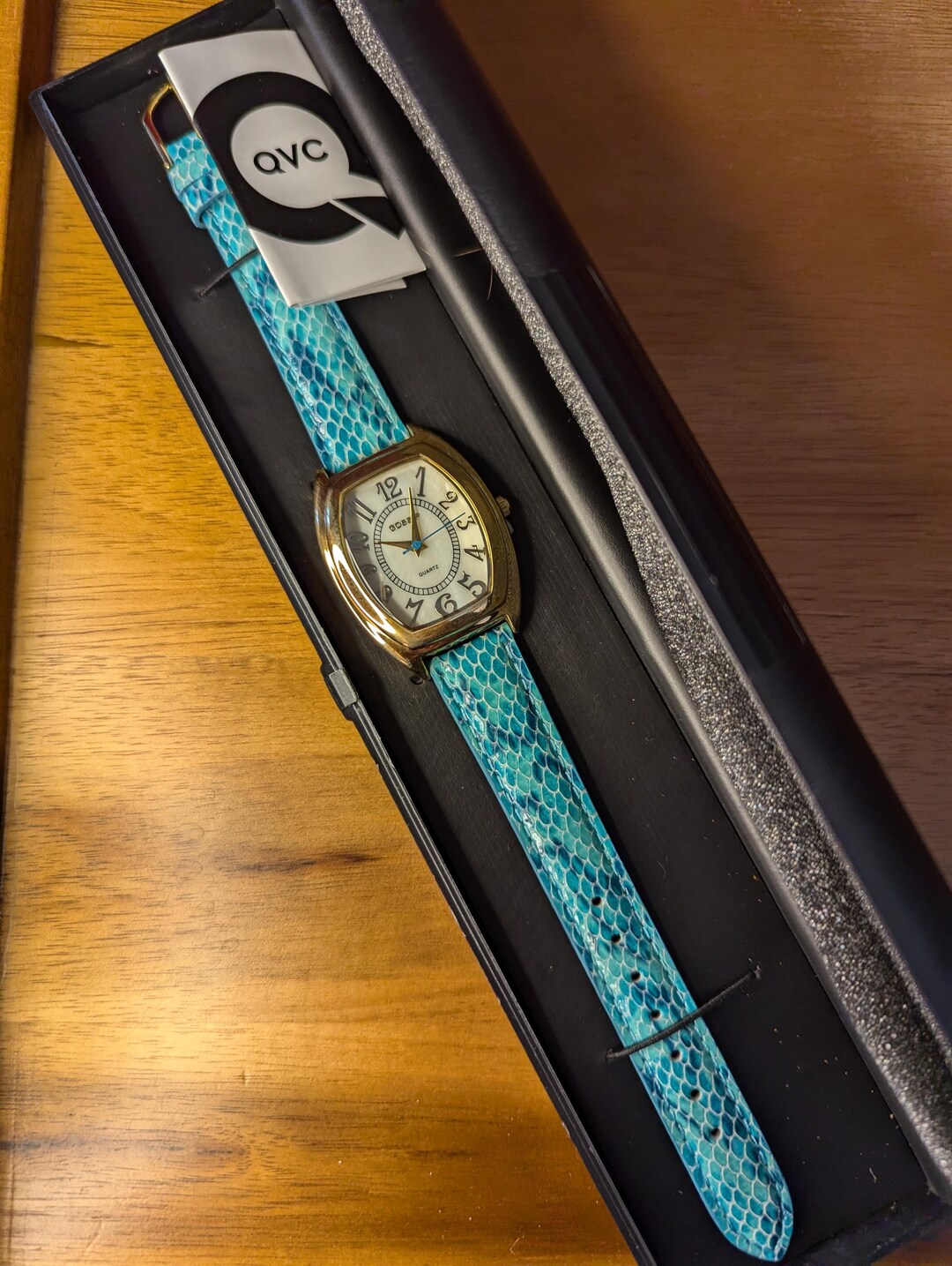 Vintage Gossip Blue Italian Leather Watch With Original Box - Etsy