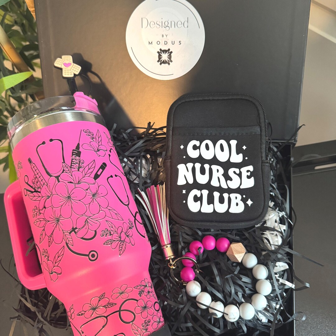 Nurse Gift Box Set for Nurses Week With Tumbler Cup Perfect Nurse ...