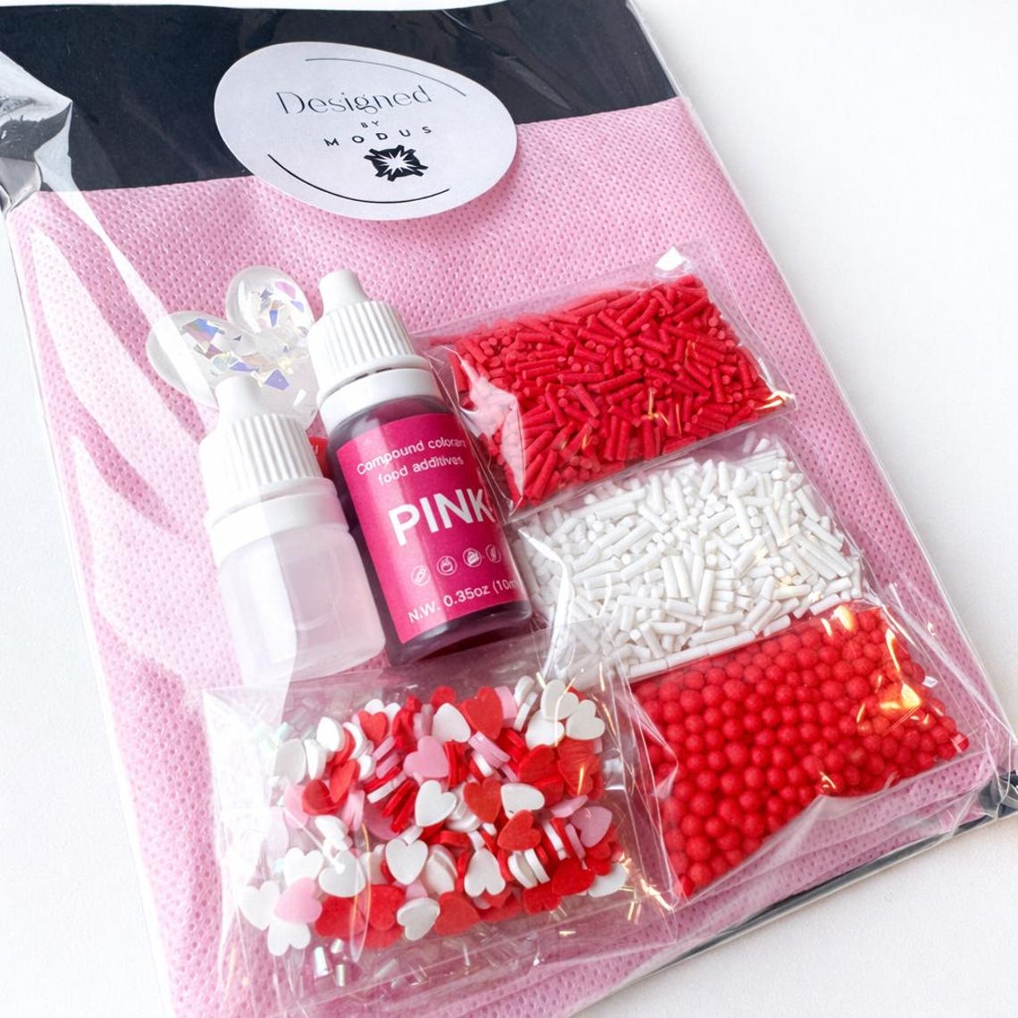 Valentine’s Day Slime Kit for Kids – Classroom Party Favor – DIY Slime ...