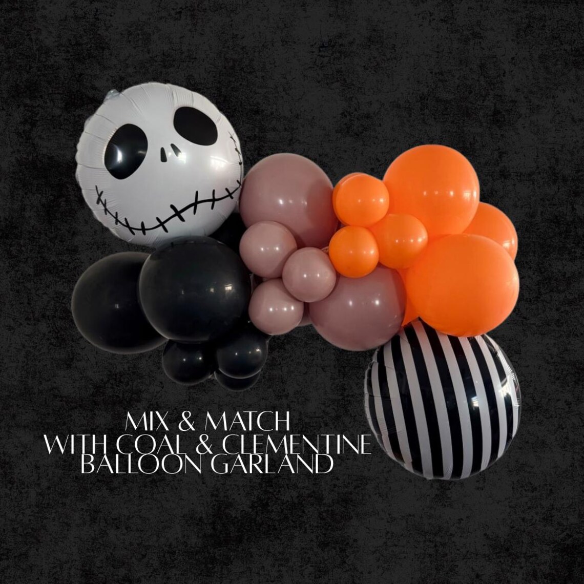 Halloween Balloon Decor: Bat & Jack Skellington Party Balloons - Etsy