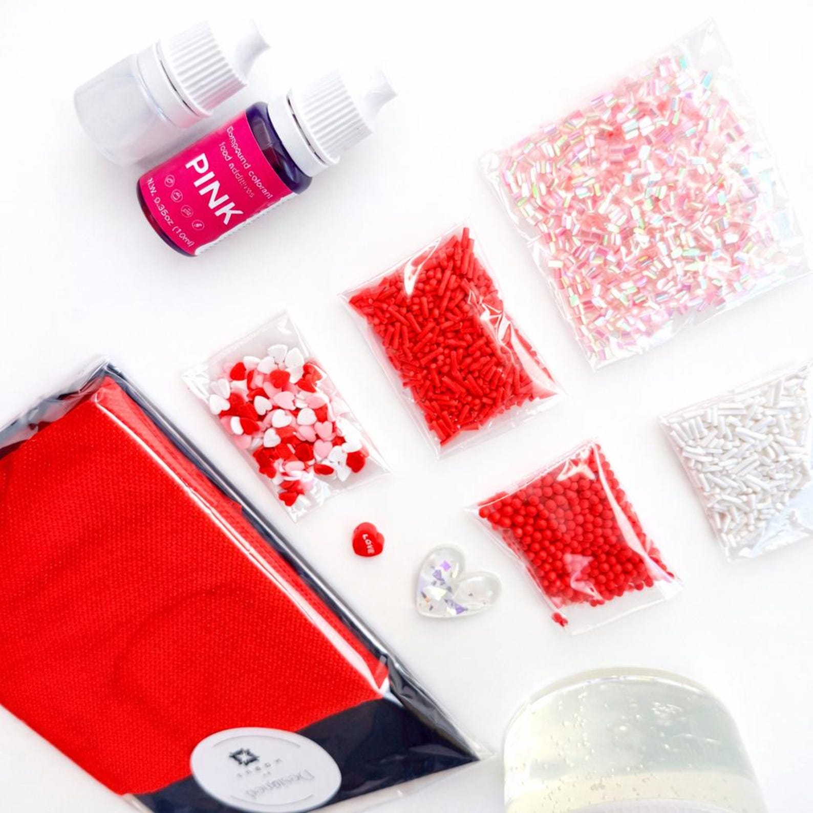 Valentine’s Day Slime Kit for Kids – Classroom Party Favor – DIY Slime ...