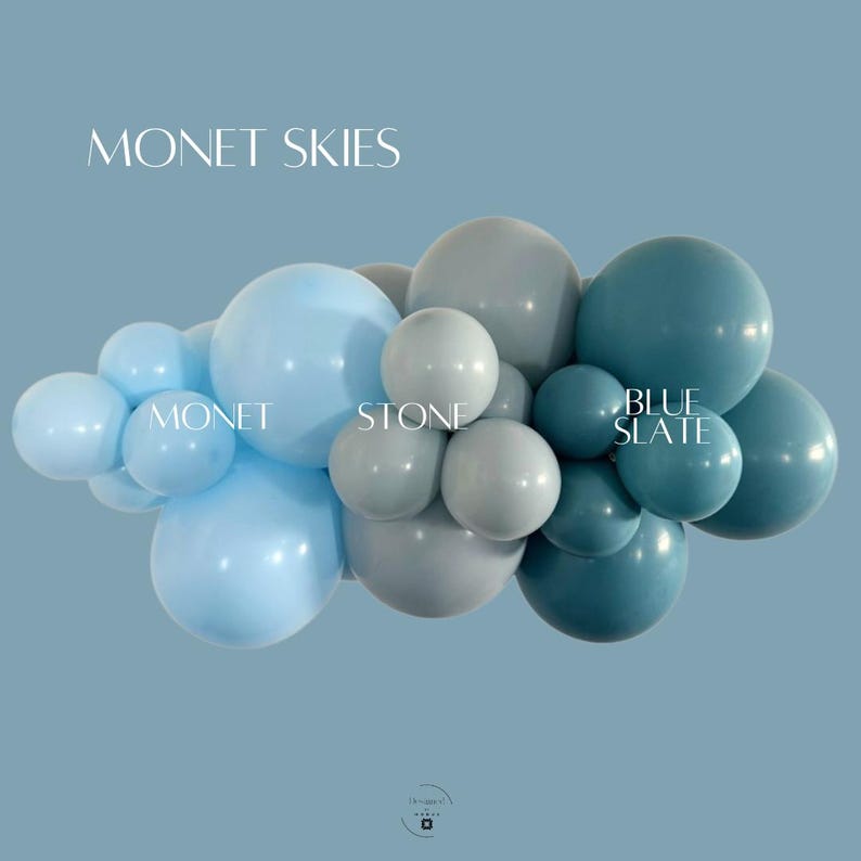 Blue Balloon Garland Kit: Ocean Theme Party Decor - Etsy