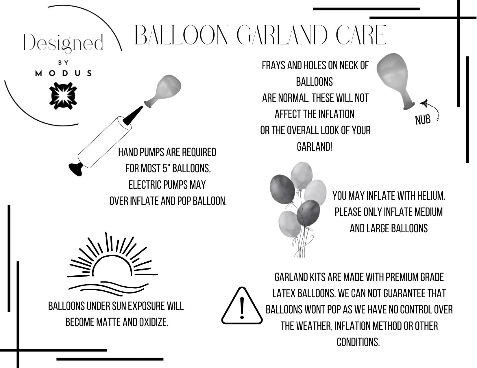 Black, White & Sand Balloon Garland Kit: Anniversary Party Decor - Etsy