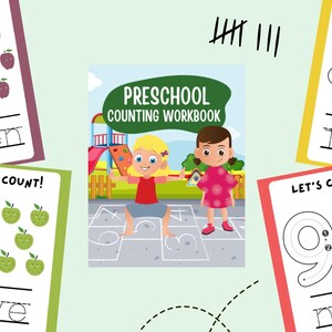 Preschool Pre-k Kindergarten Learning Bundle 10 Kid Workbooks Printable ...