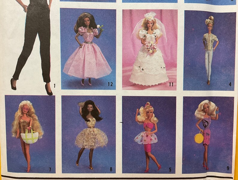 Simplicity 7046 Clothing Sewing Pattern for 12 Inch Dolls - Etsy