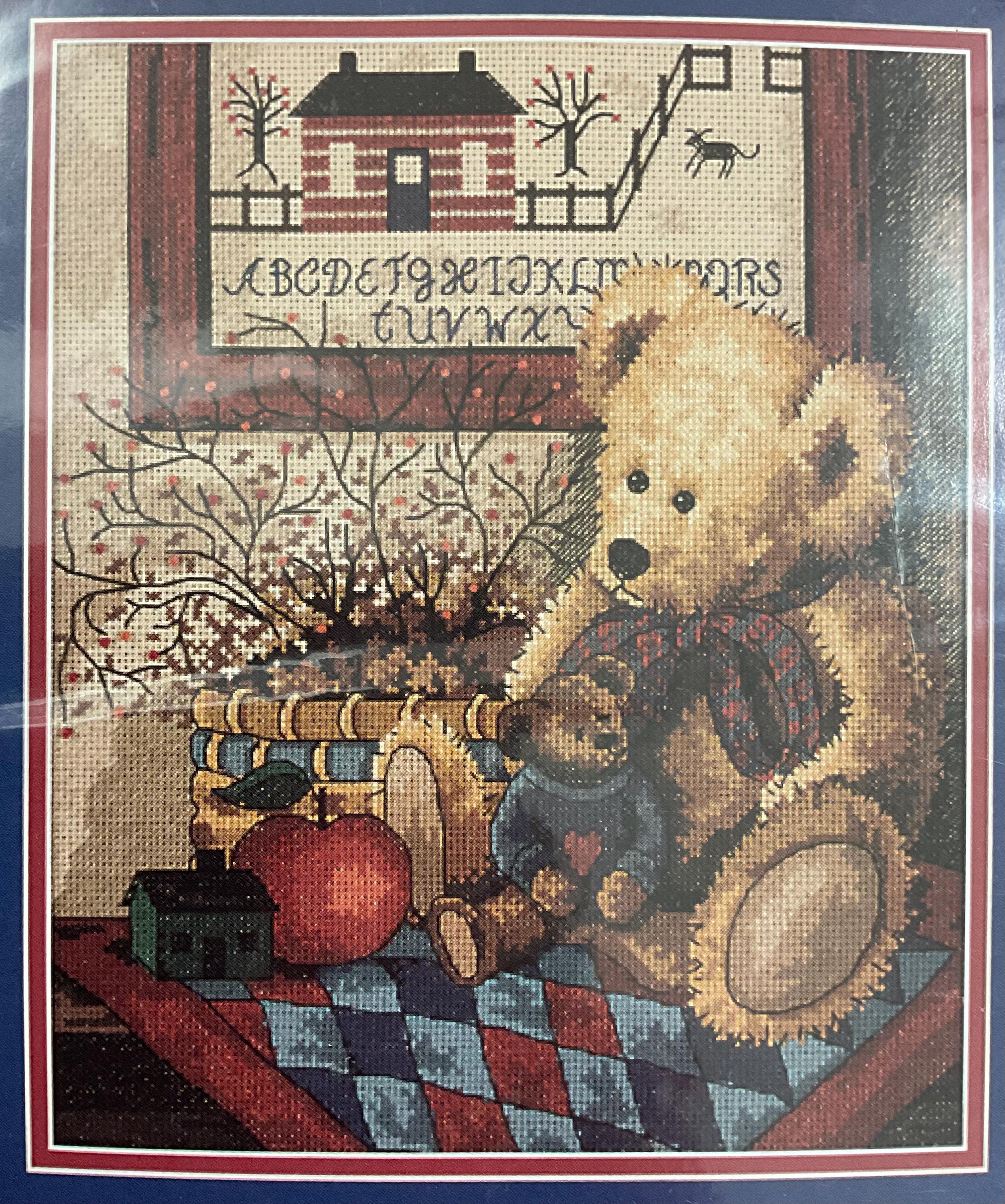Dimensions antique Teddies Cross Stitch Kit - Etsy