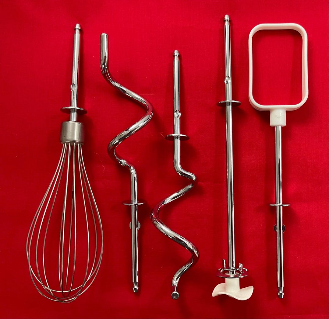 Sunbeam Mixmaster Hand/stand (4) Mixer Replacement Attachments for ...