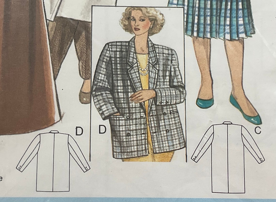 Burda 6466 Misses Wool Coat Sewing Pattern, Sizes 8-40 - Etsy