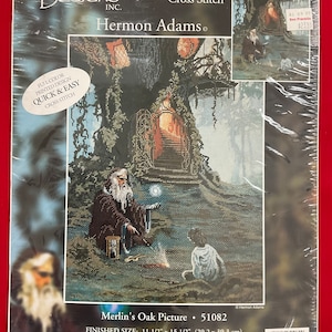Candamar Designs “merlin’s Oak Picture” Cross Stitch Kit From 2000 - Etsy