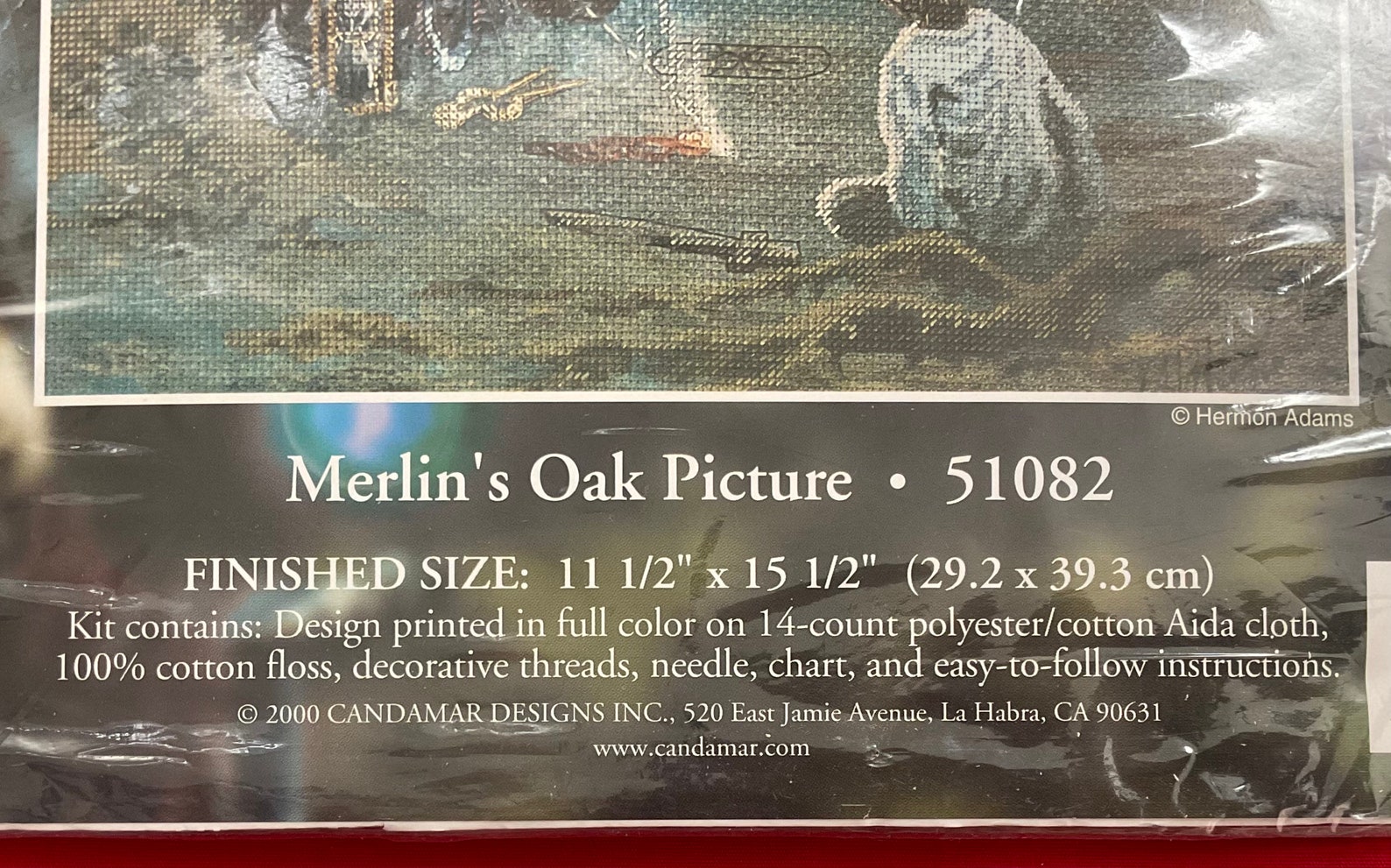Candamar Designs merlins Oak Picture Cross Stitch Kit From 2000 - Etsy