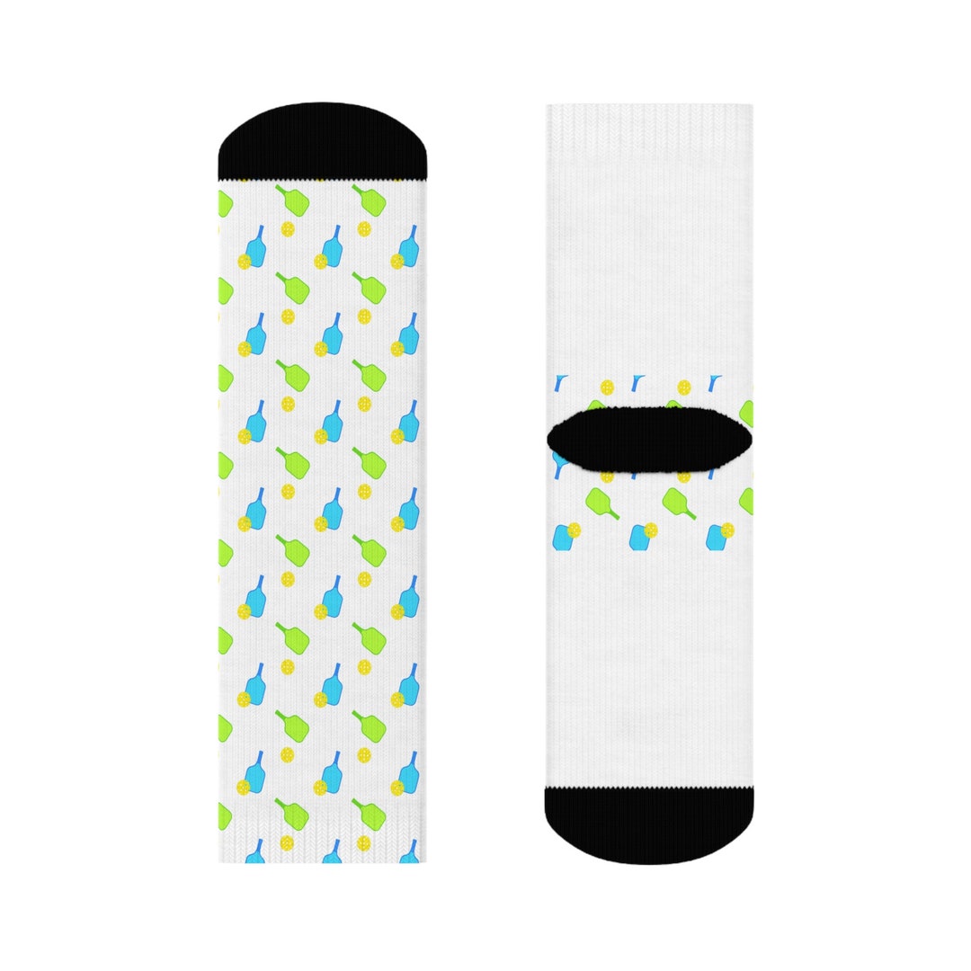 Pickleball Crew Socks Great Holiday Stocking Stuffer - Etsy