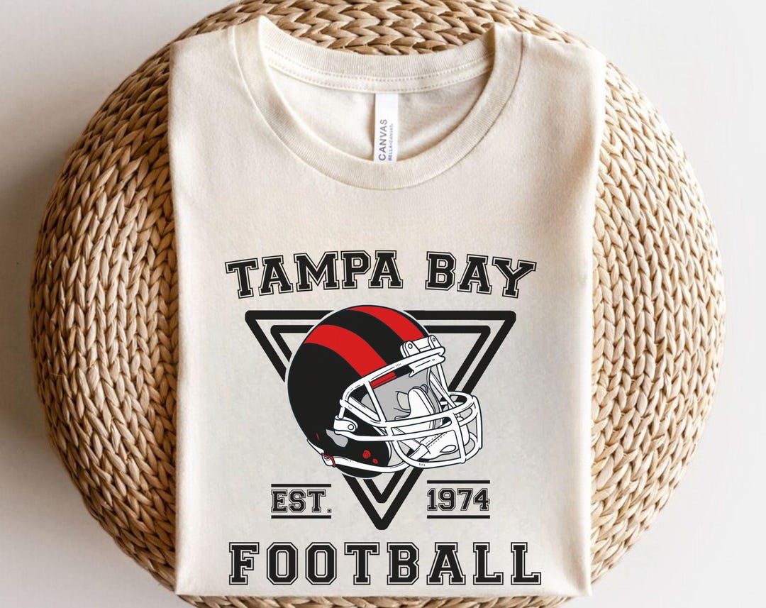 Tampa Bay Buccaneers Football Shirt TB Football Crewneck Retro ...