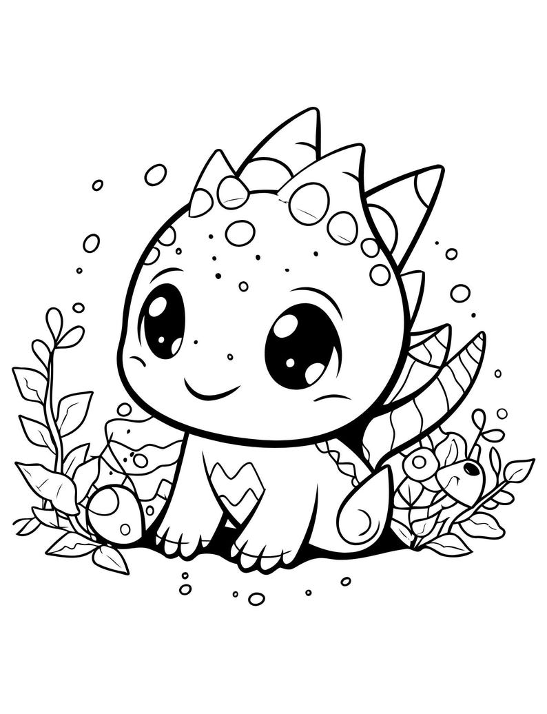 Coloring Activities for Kids the World of Dinosaurs - Etsy