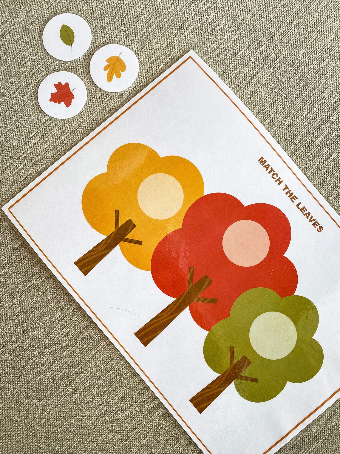 Autumn Busy Book, Autumn Learning Binder, Toddler Busy Book, Quiet Book ...