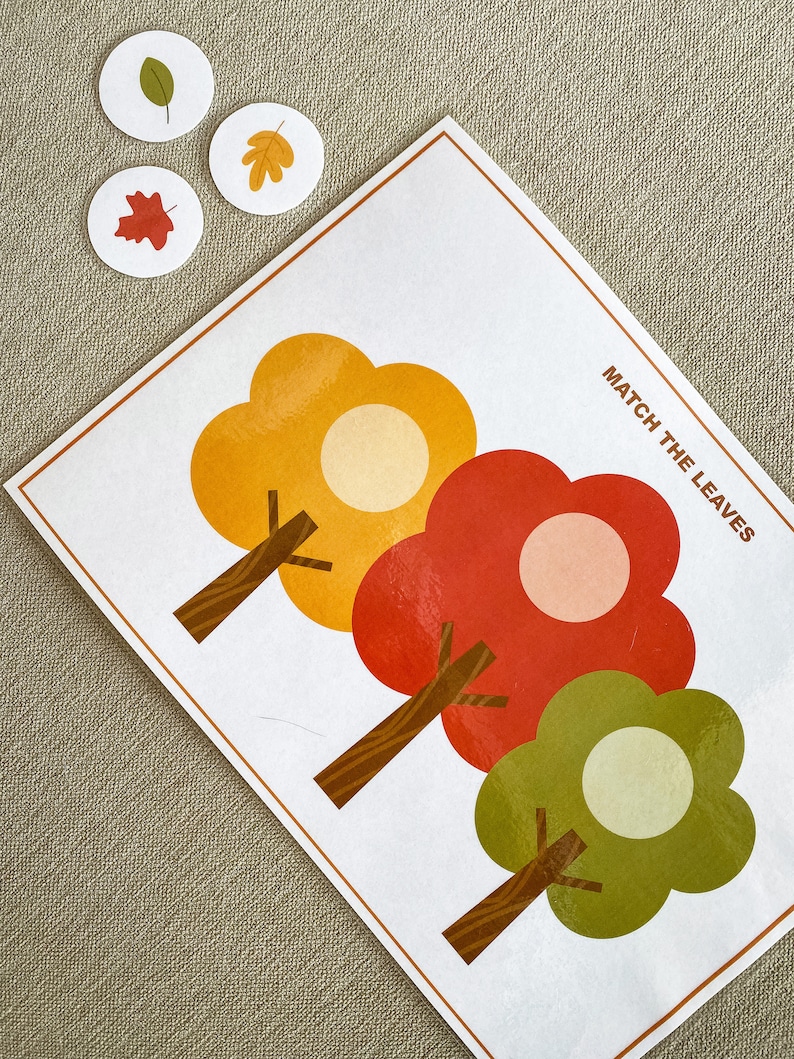 Autumn Busy Book, Autumn Learning Binder, Toddler Busy Book, Quiet Book ...