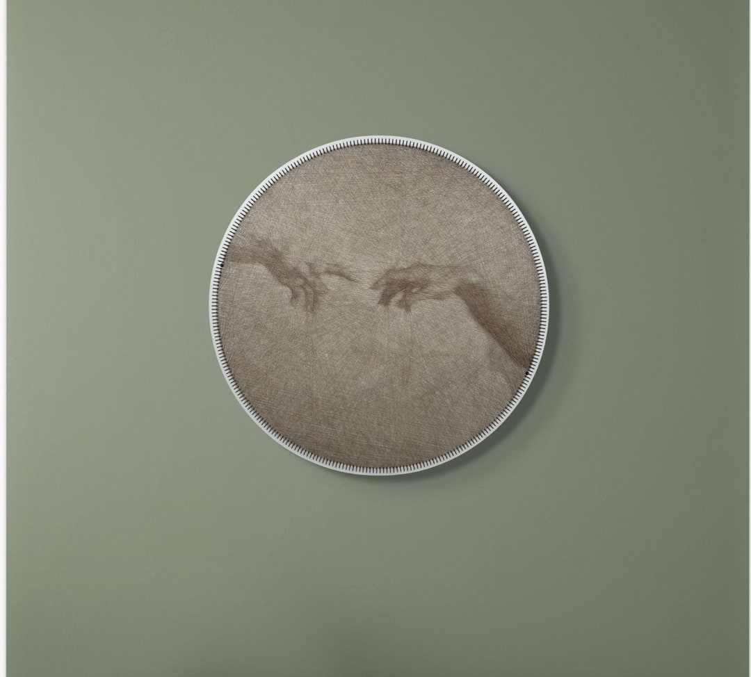 String Art Wall Hanging - the Creation of Adam - "reaching for God ...