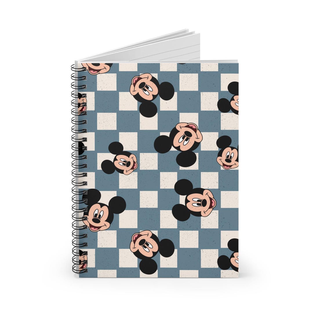 Mickey Mouse Spiral Notebook - Cute and Fun, Perfect for Students and ...