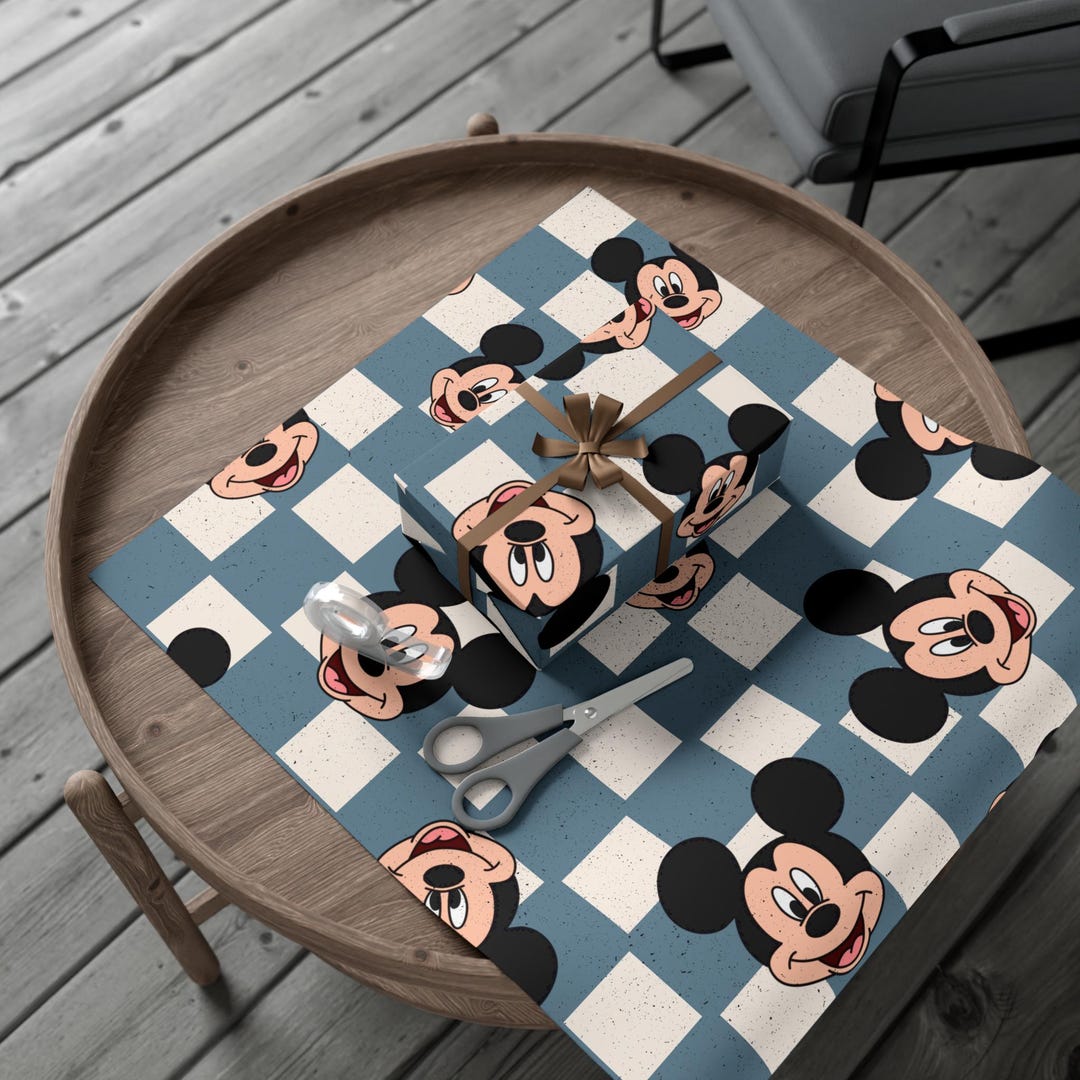 Gift Wrap Papers Mickey Mouse - Etsy