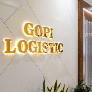 Custom Metal Backlit Sign, Illuminated Storefront Sign,led Business ...