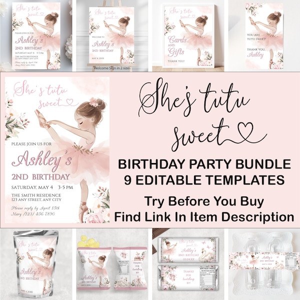 Ballet Sign Printable - Etsy UK