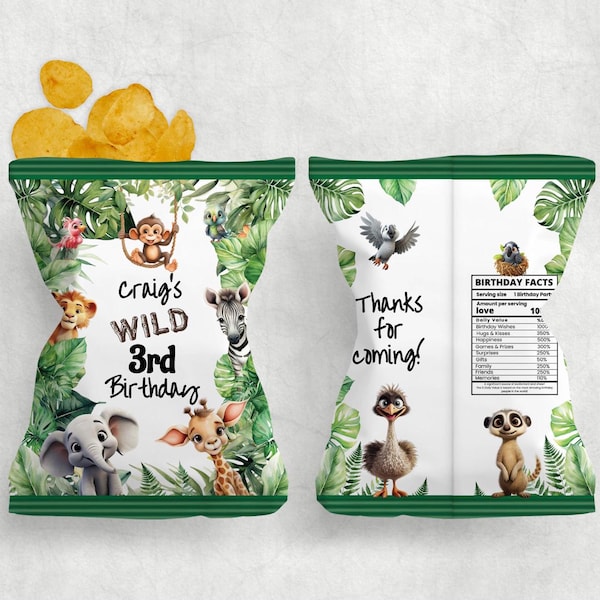 Safari Birthday Loot Bag - Etsy