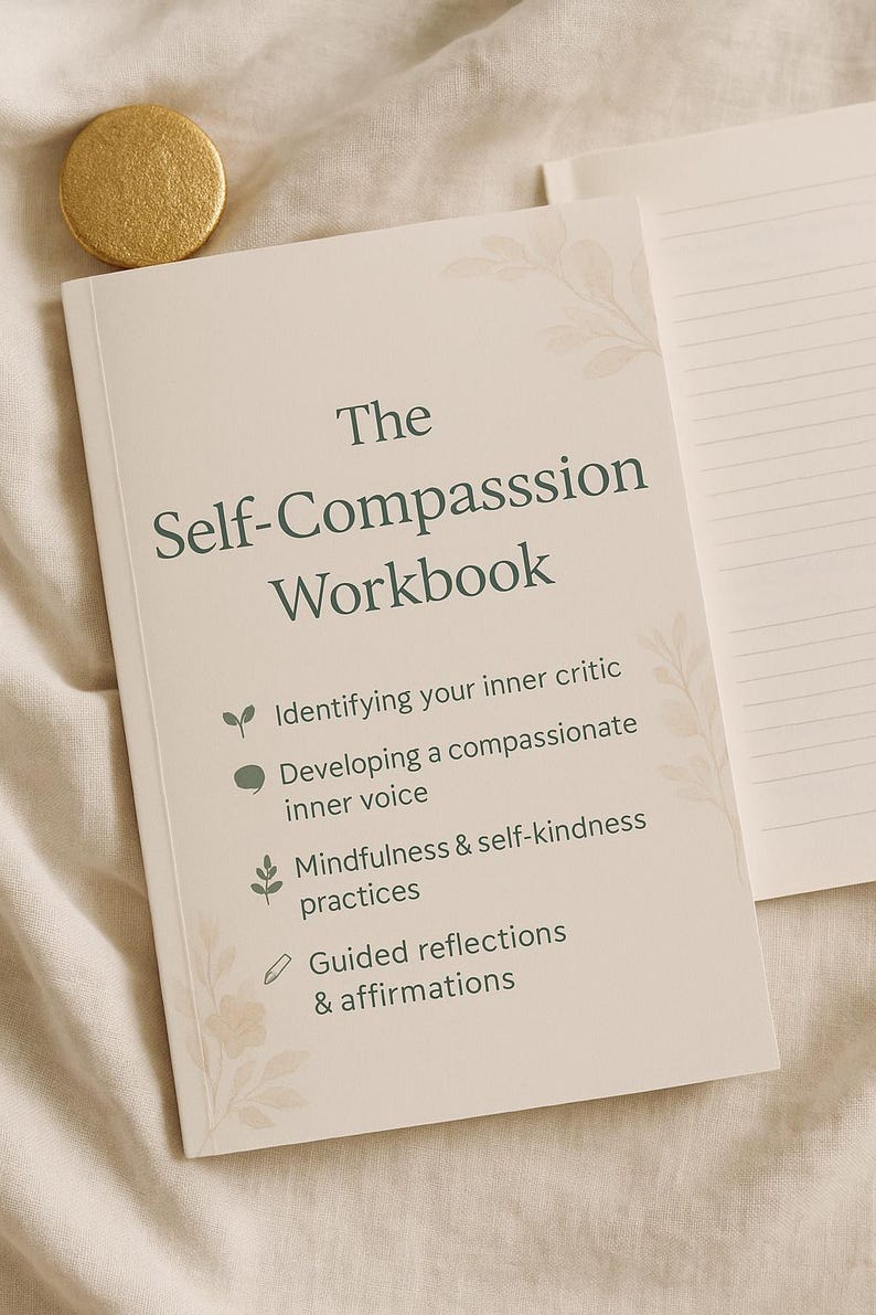 Self Compassion Workbook - Etsy