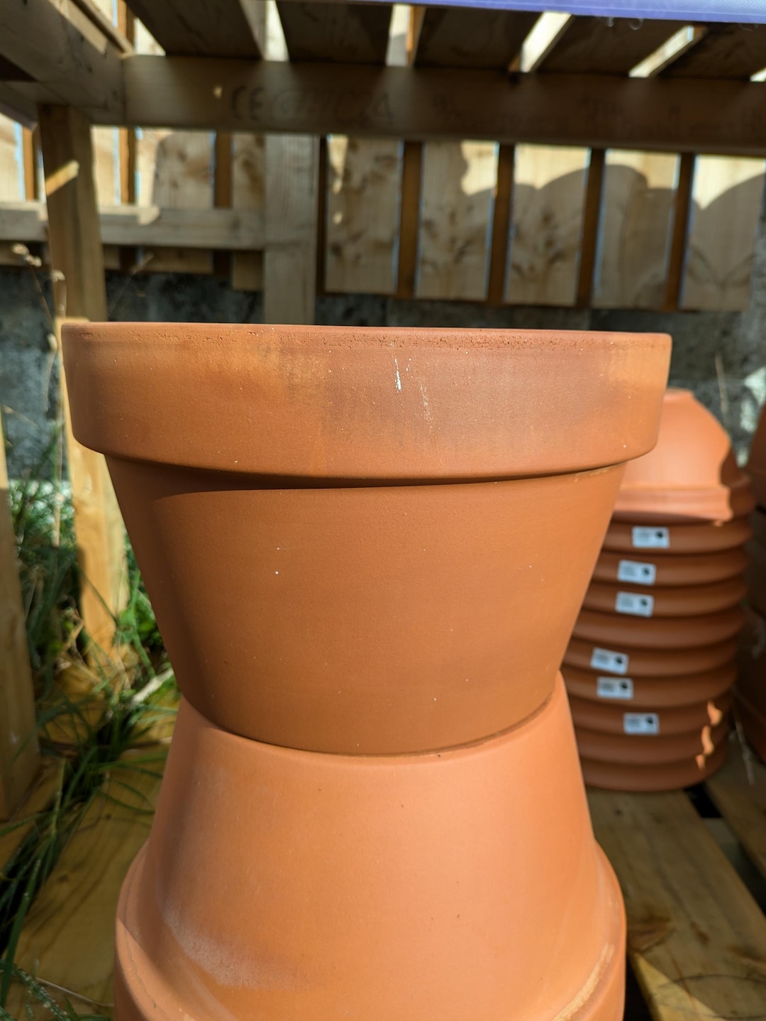 Terracotta Half Pot | Clay Planter in 21cm, 26cm, 31cm | Rustic Garden ...