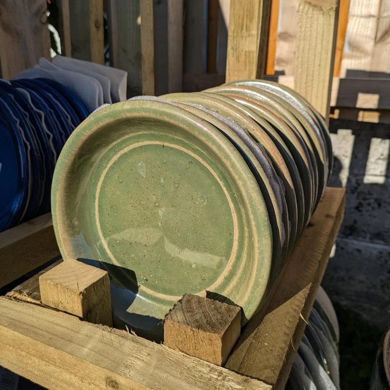 Green Drip Plant Pot - Etsy UK