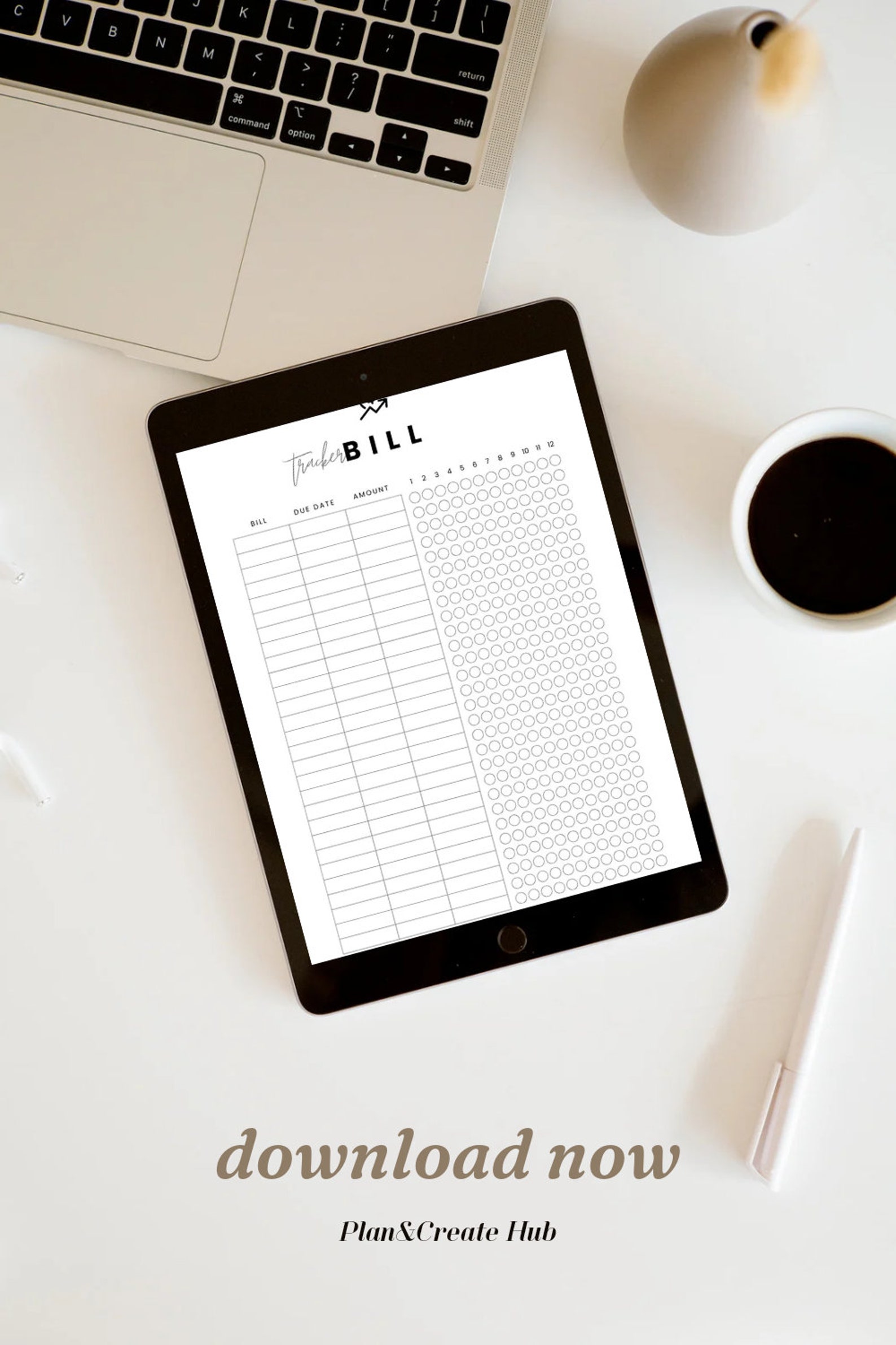 Budget Planner Printable PDF Financial Planner, Debt and Savings ...
