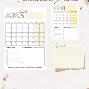 2025 Calendar Printable | Minimal Monthly Planner, A4 Digital Calendar ...