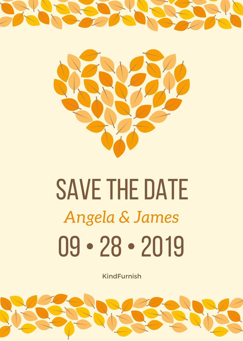 Editable Unique Invitation Template Wedding Invitation - Etsy