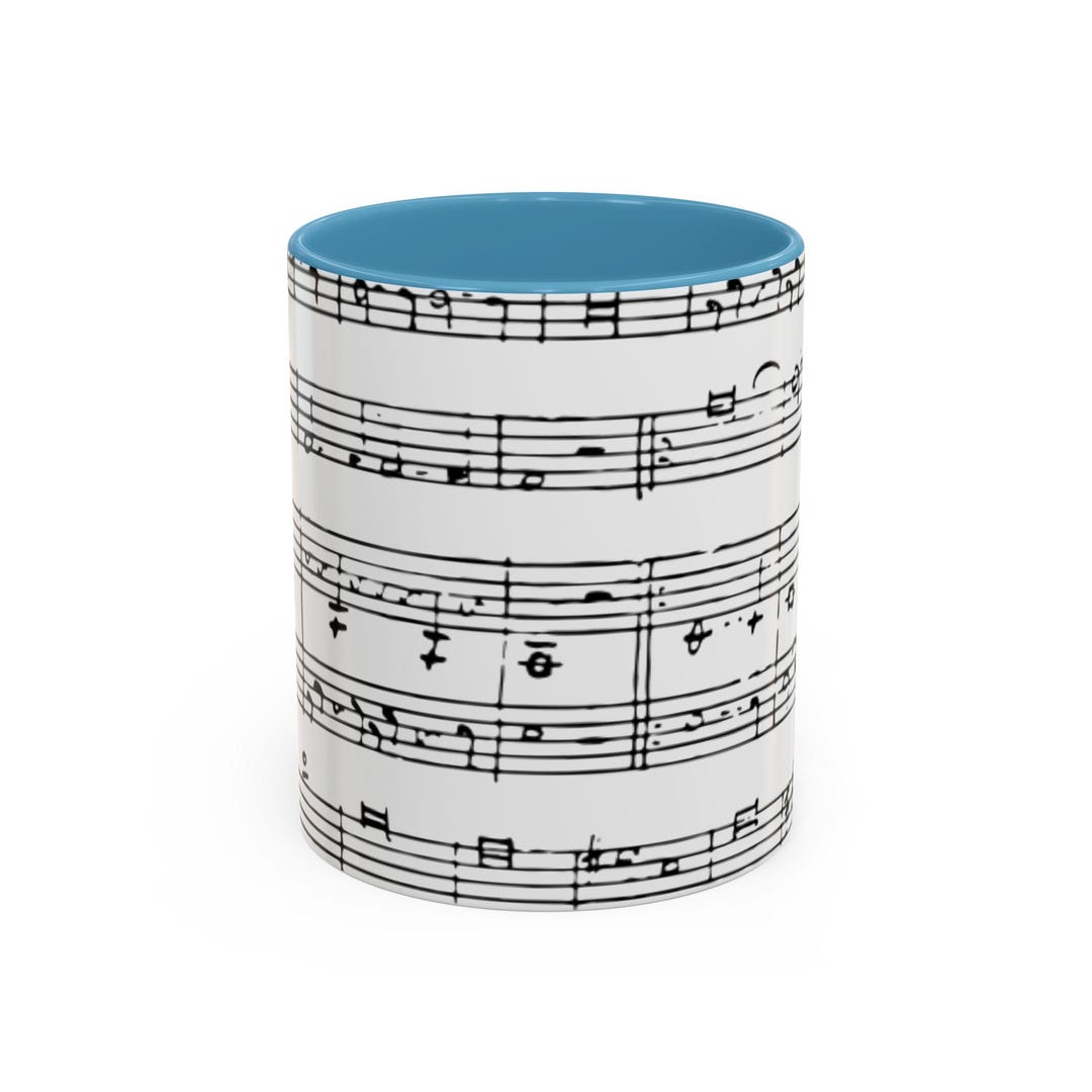 Musical Notes Coffee Mug: Gift for Music Teachers & Musicians - Etsy
