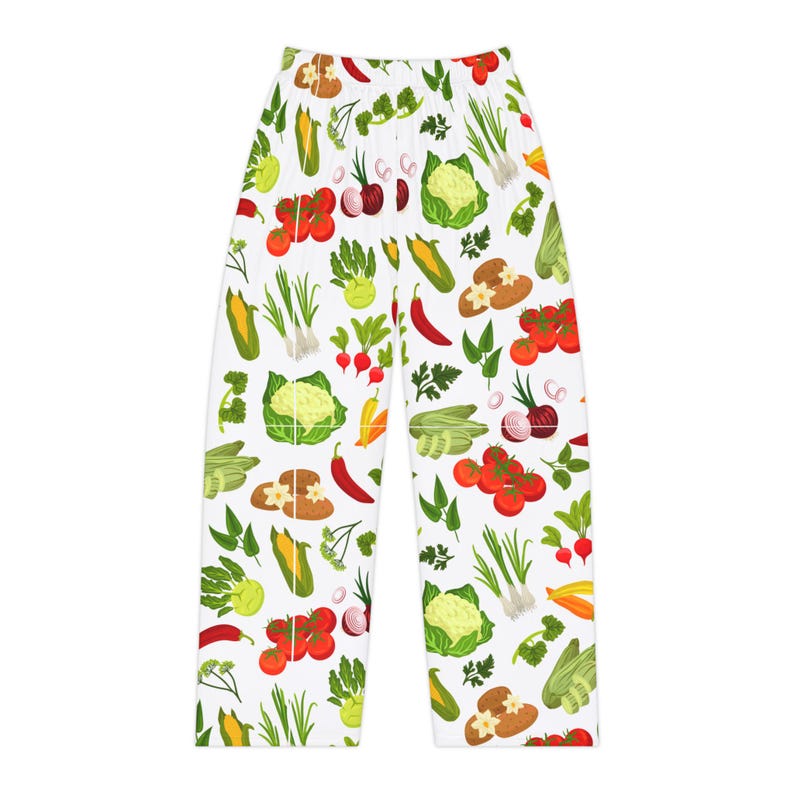 Vegetable Print Pajama Pants: Women's Cozy Lounge Wear - Etsy