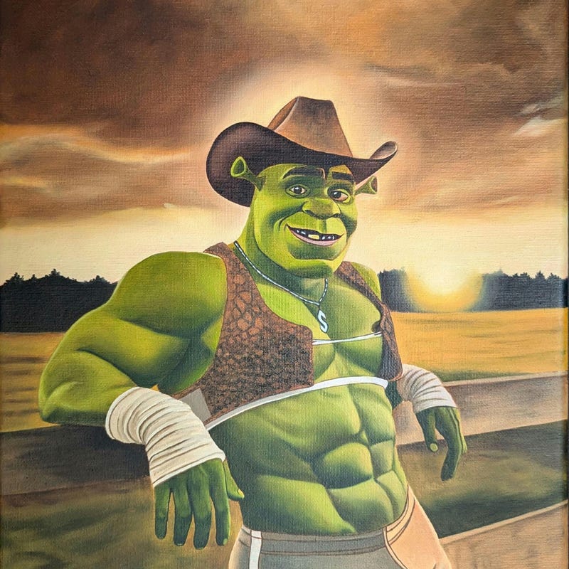 Sexy Shrek Art - Etsy