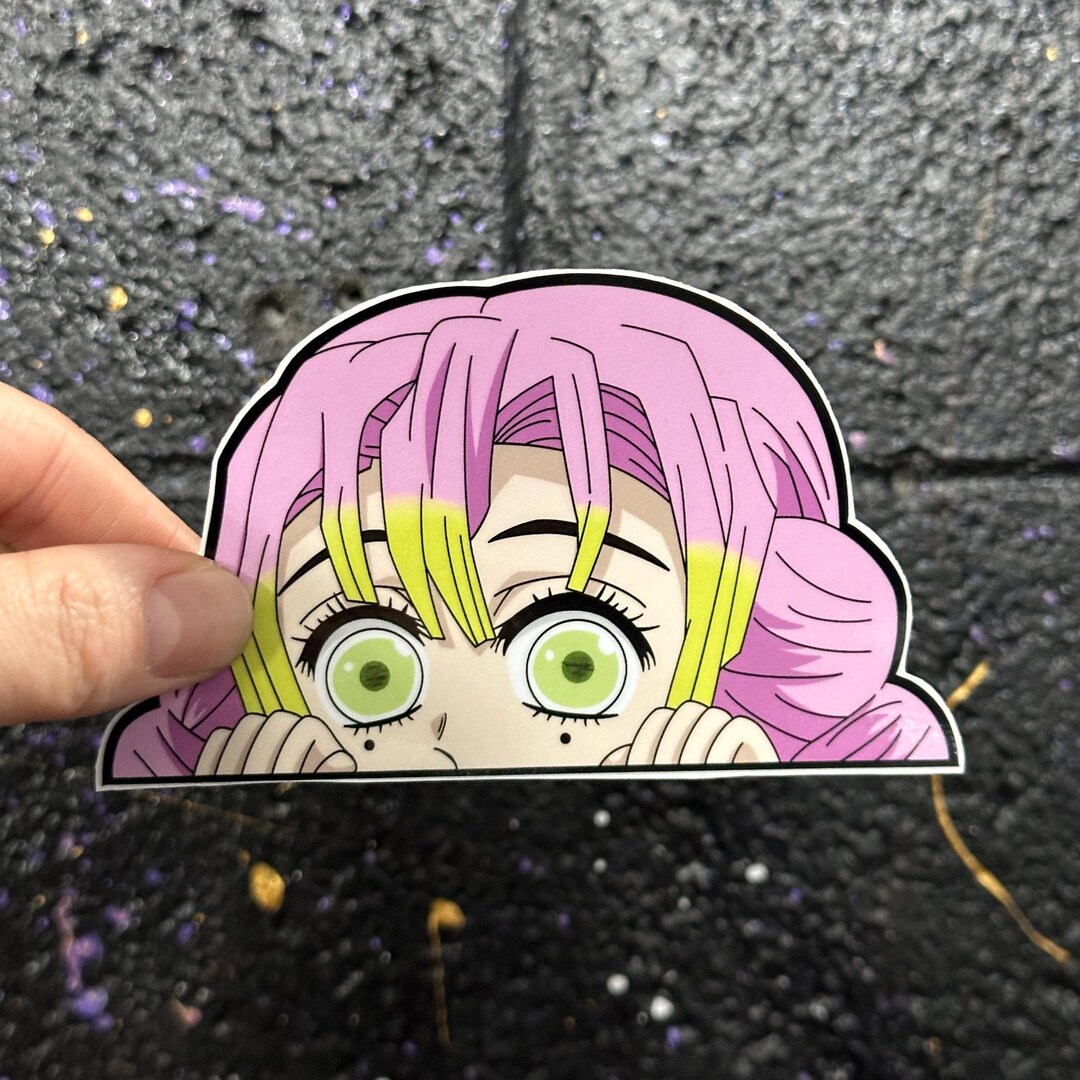 Love Hashira Peeker Sticker - Etsy
