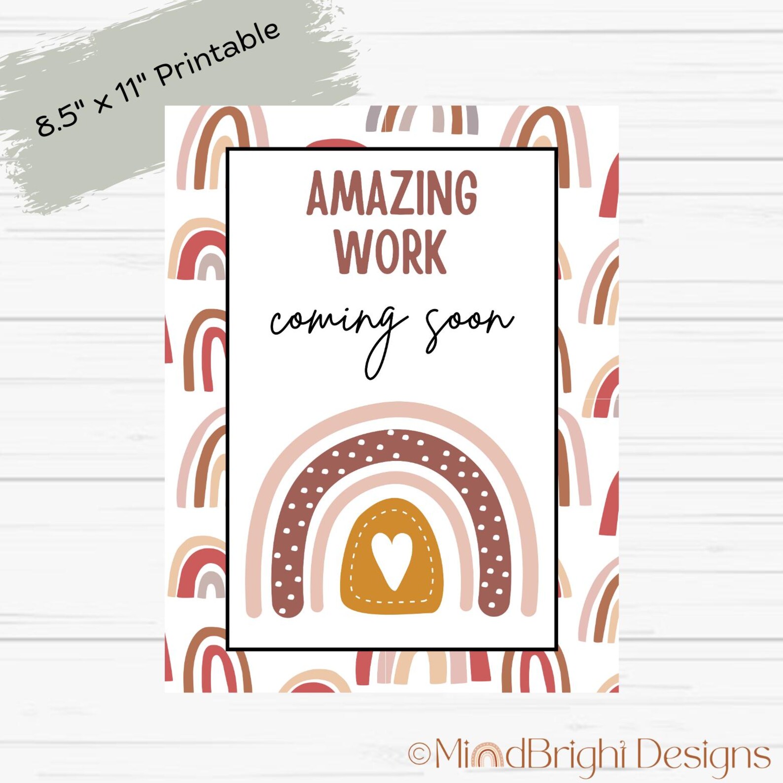 AMAZING WORK Coming Soon Printable / Work Coming Soon Printable ...
