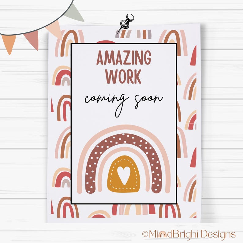 AMAZING WORK Coming Soon Printable / Work Coming Soon Printable ...