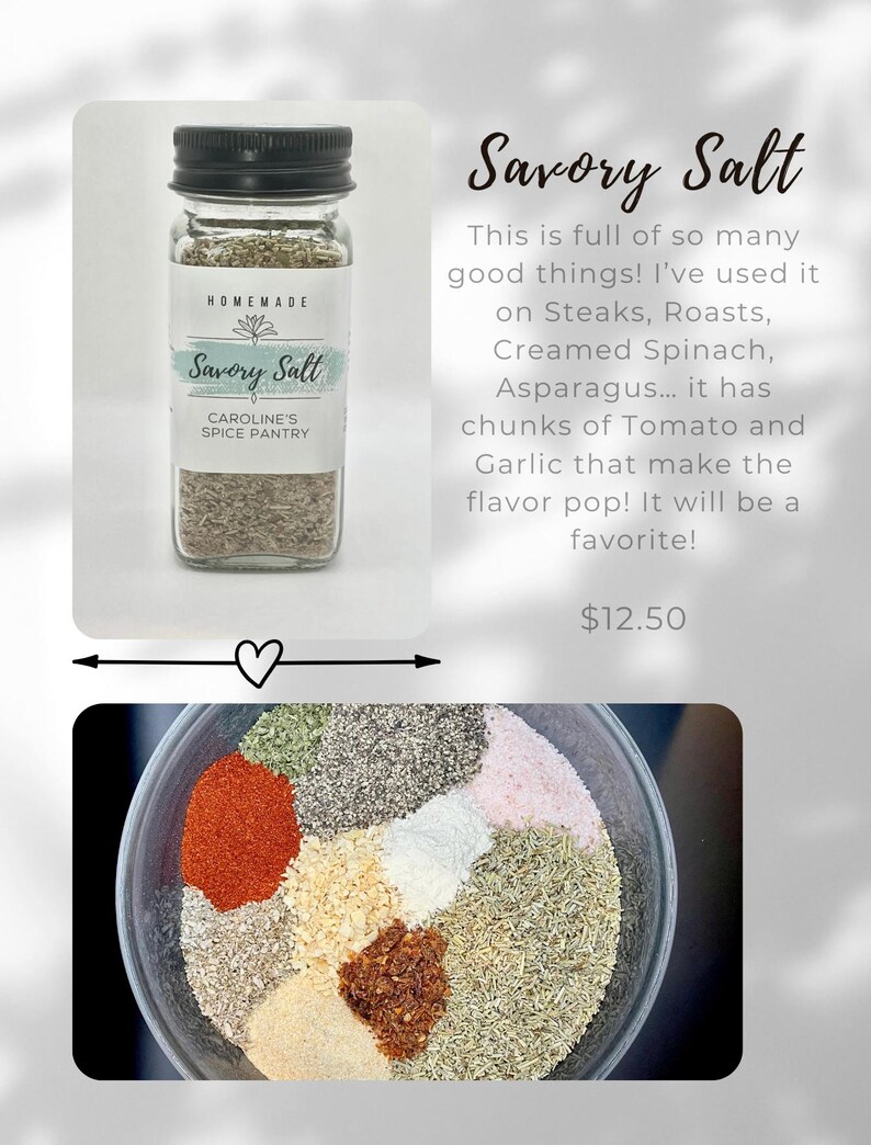 Savory Salt - Etsy