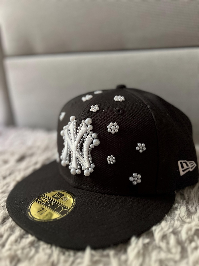 Custom Pearl New Era Fitted Cap - Etsy