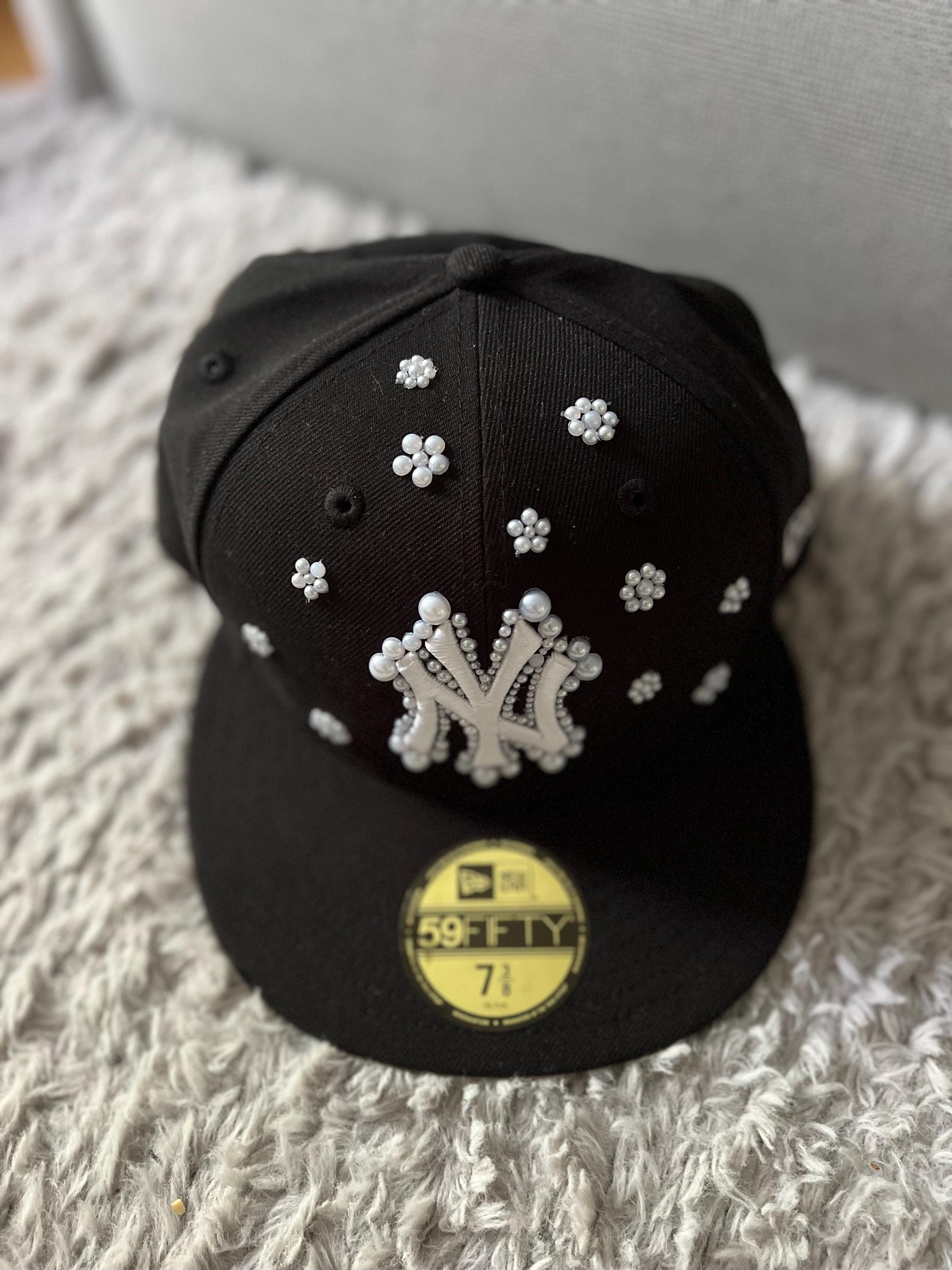 Custom Pearl New Era Fitted Cap - Etsy