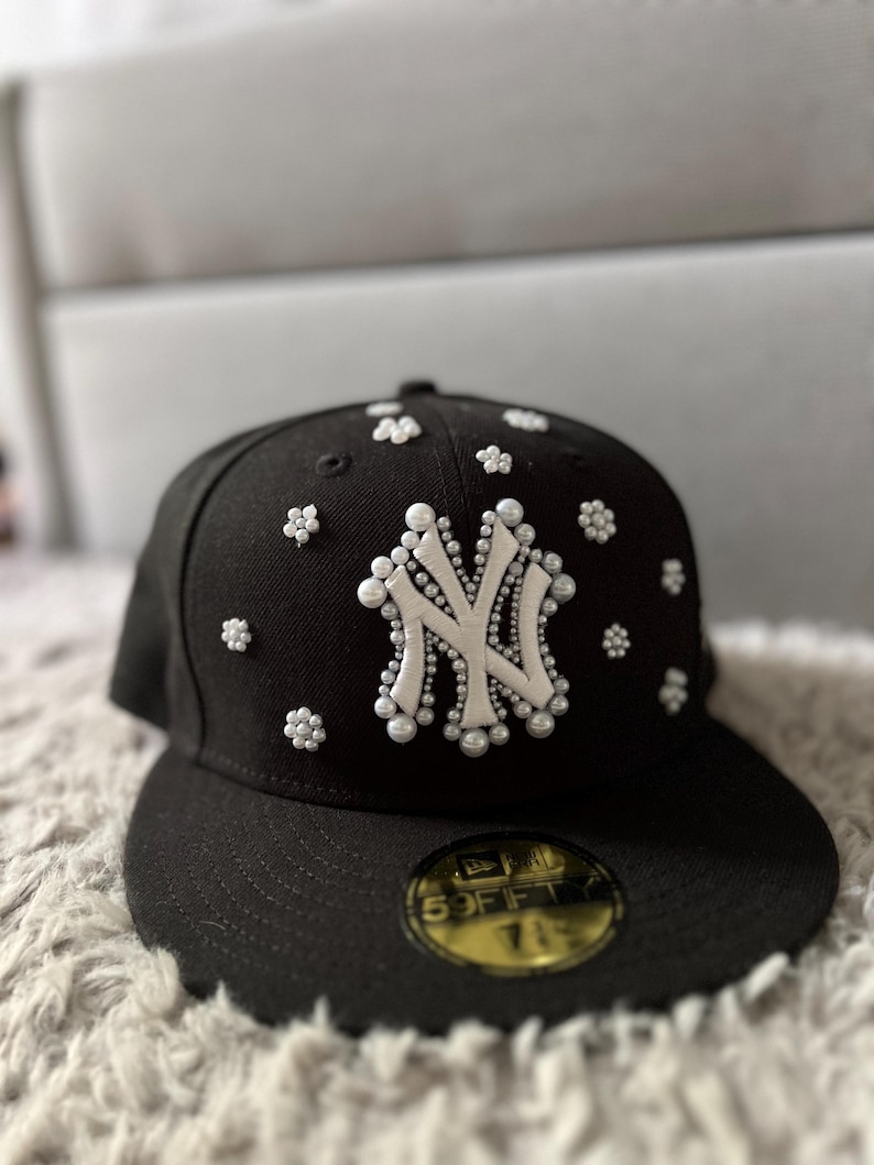 Custom Pearl New Era Fitted Cap - Etsy