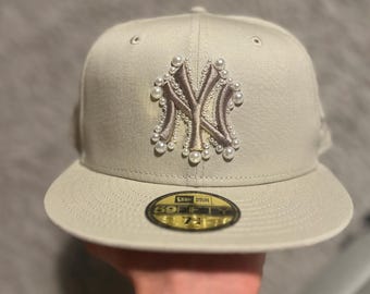 Custom Pearl New Era Fitted Cap - Etsy