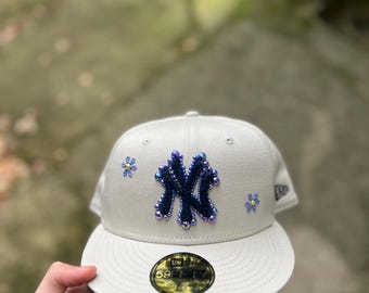 Custom Pearl New Era Fitted Cap - Etsy