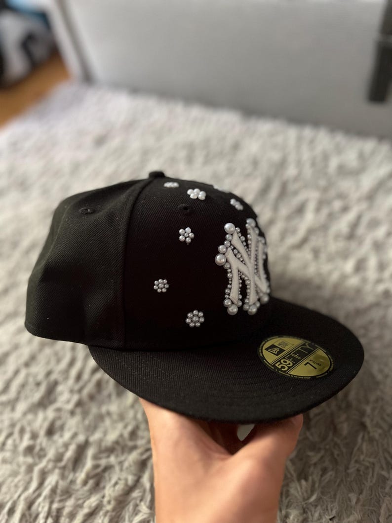 Custom Pearl New Era Fitted Cap - Etsy