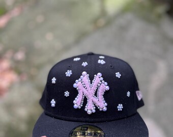 Custom Pearl New Era Fitted Cap - Etsy
