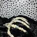 Iridescent Bedazzled Halloween Skeleton Hand With Gems, Sparkles and ...